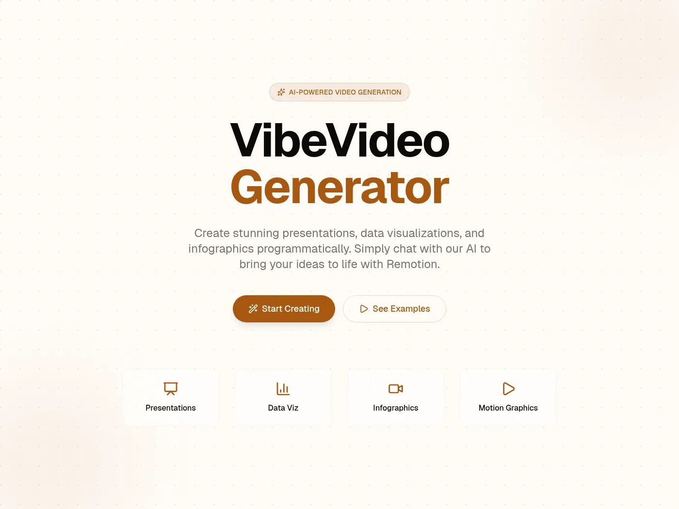 VibeVideo Generator