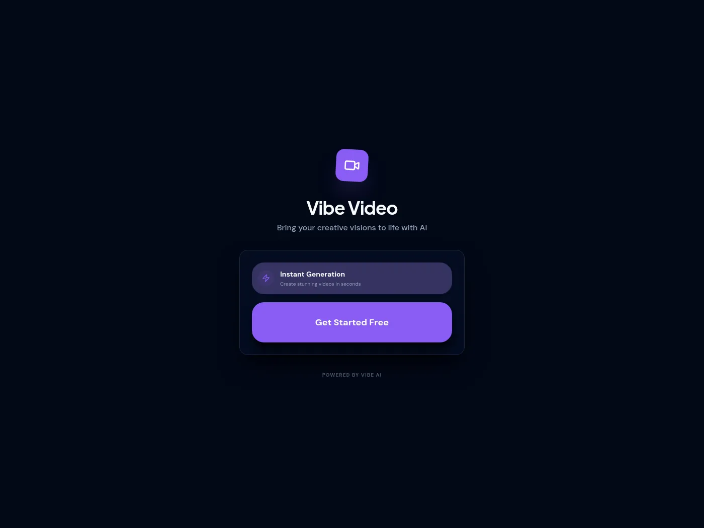 Vibe Video Generator