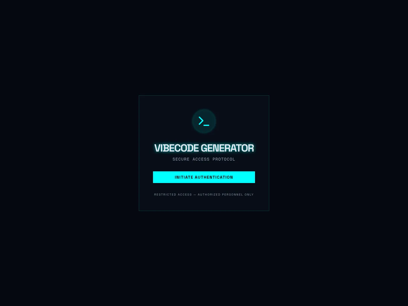 VibeCode Generator