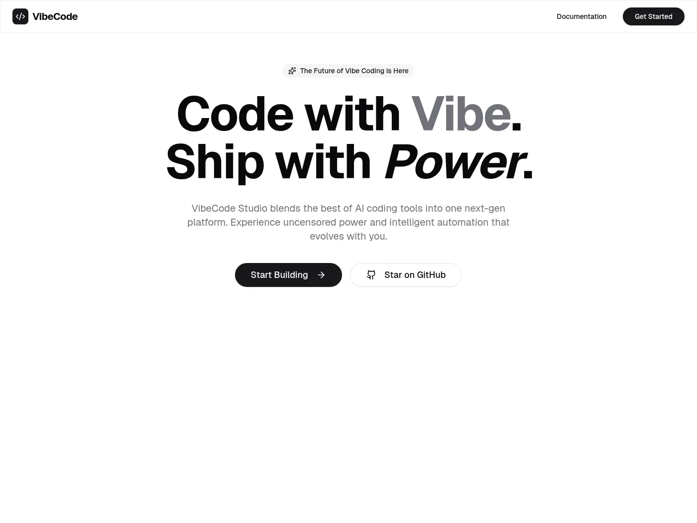 VibeCode Studio