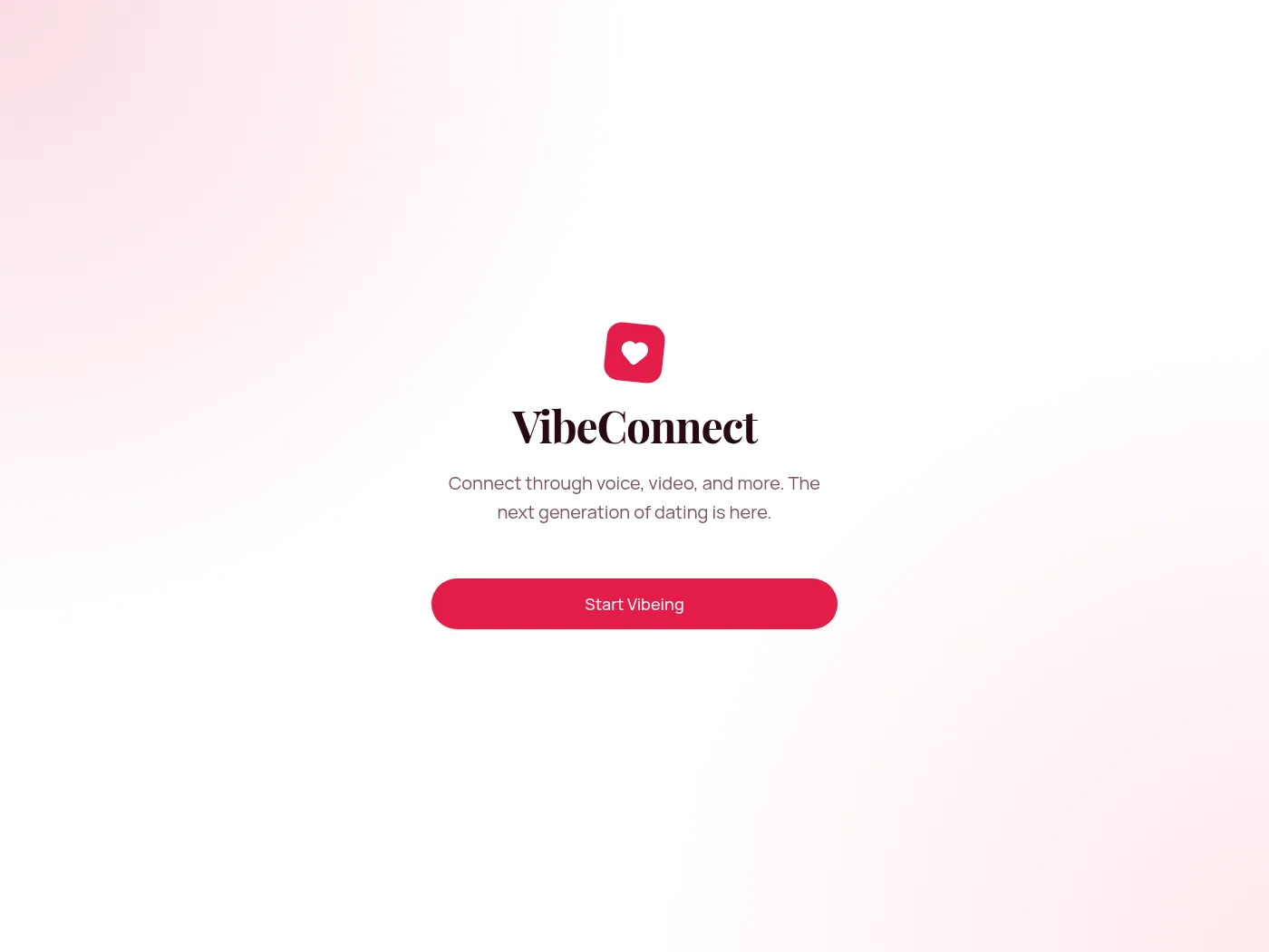 VibeConnect Dating Network