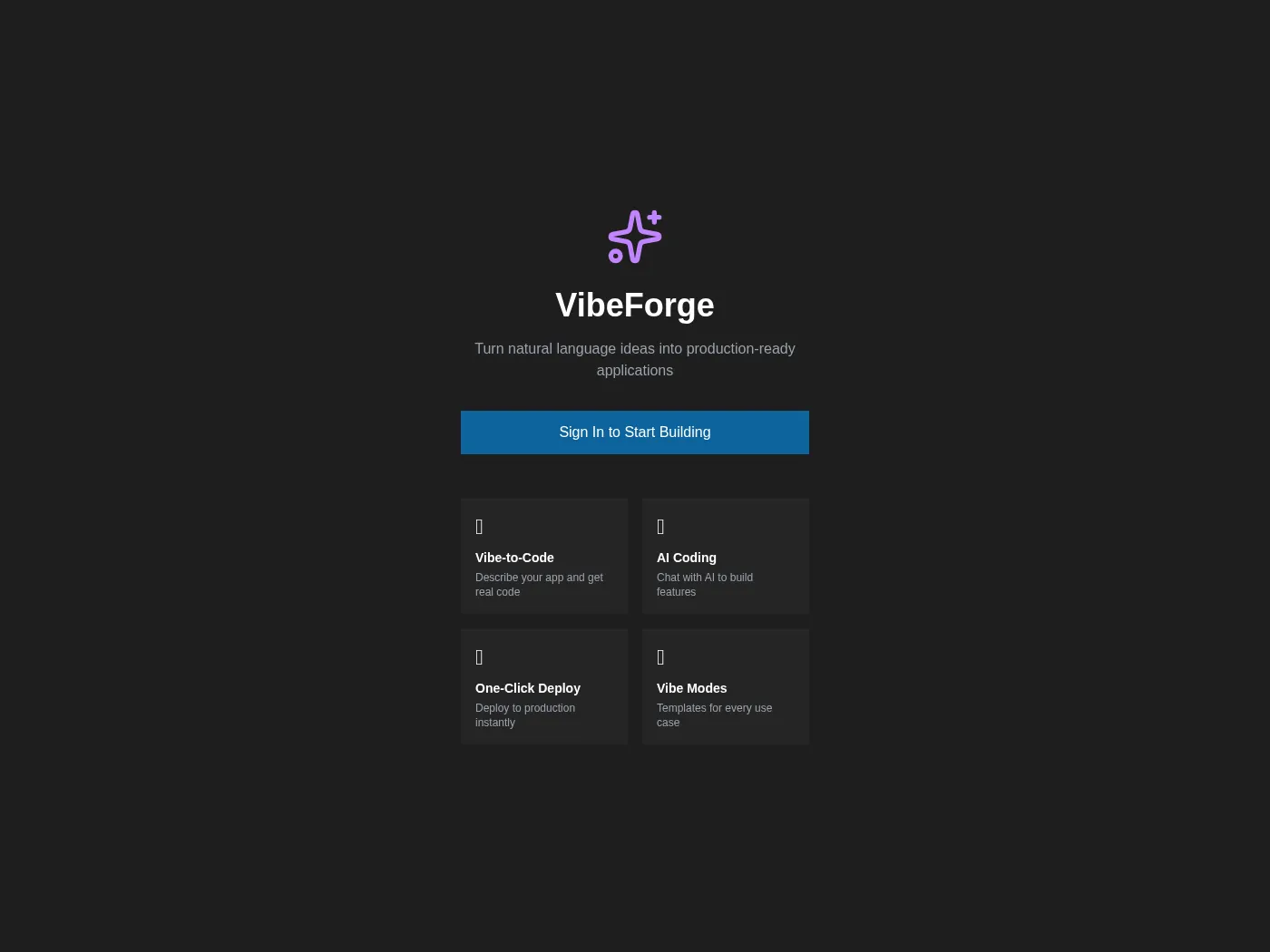 VibeForge Platform