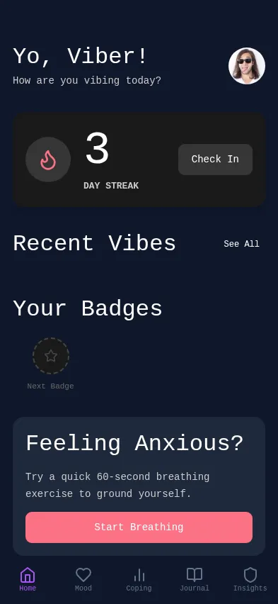 VibeMind Teen Wellness
