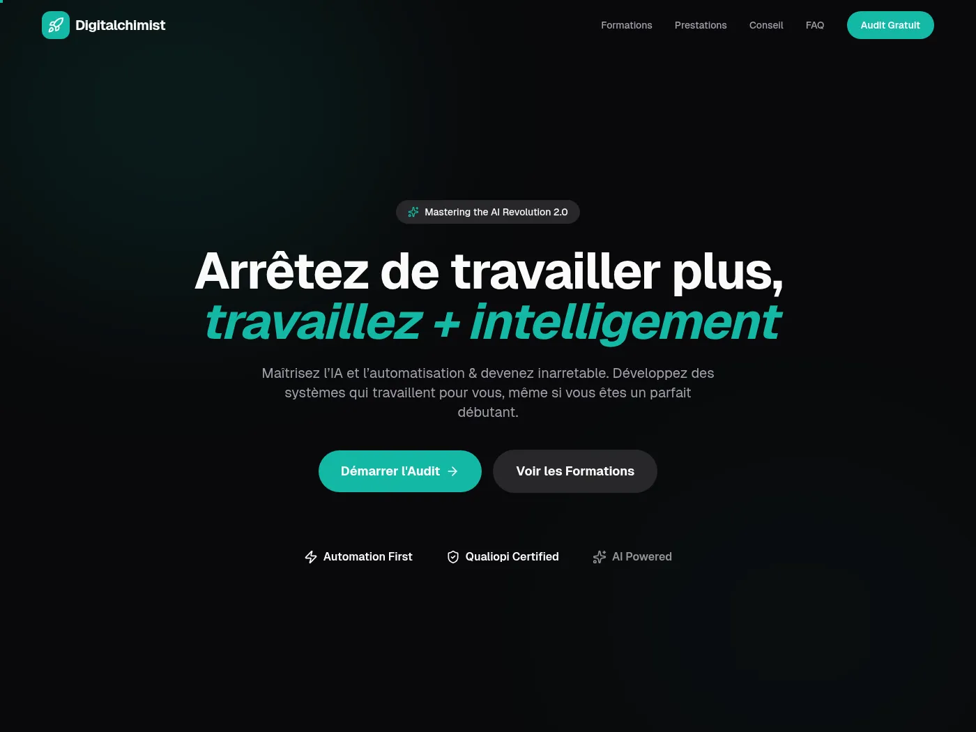 VibeSite Redesign 2.0
