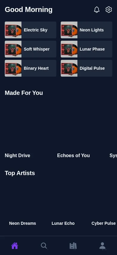 VibeStream Music App