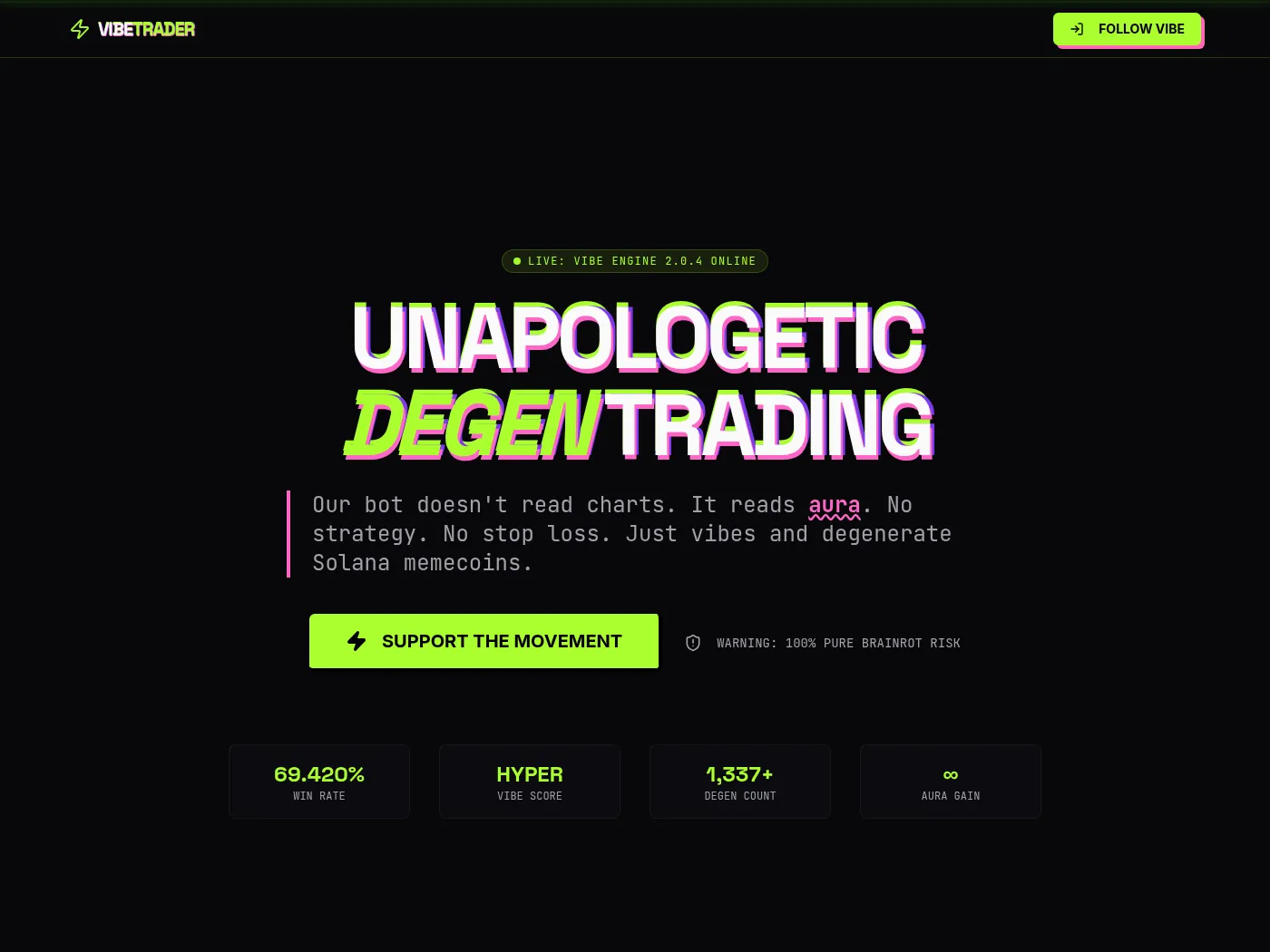 VibeTrader Memecoin Hub