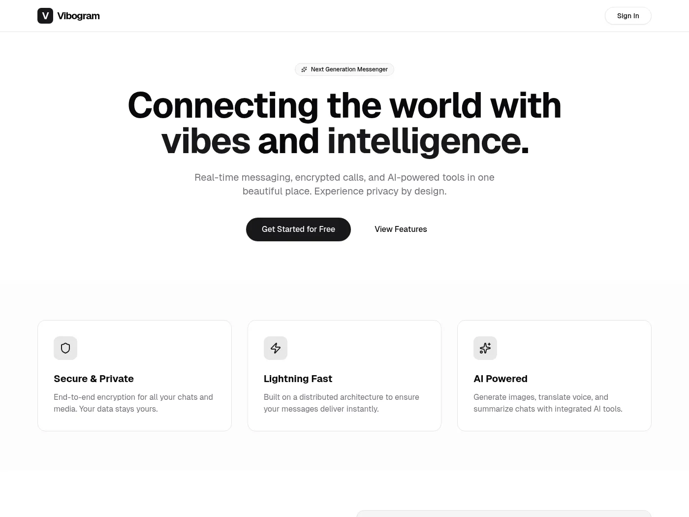 Vibogram Messenger