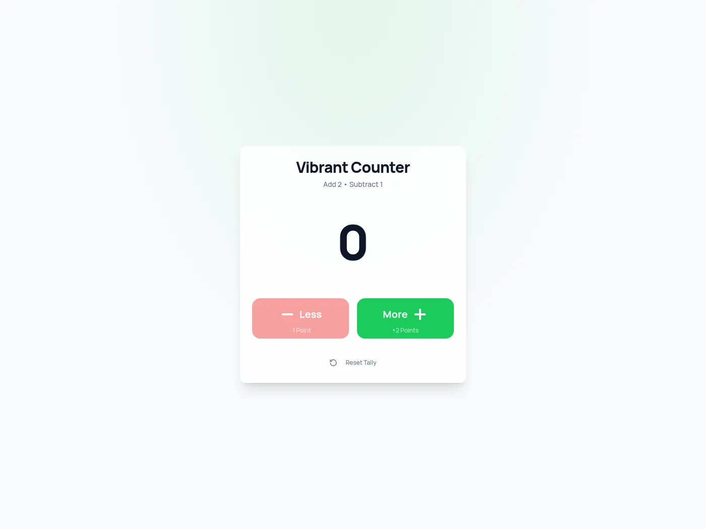 Vibrant Counter App