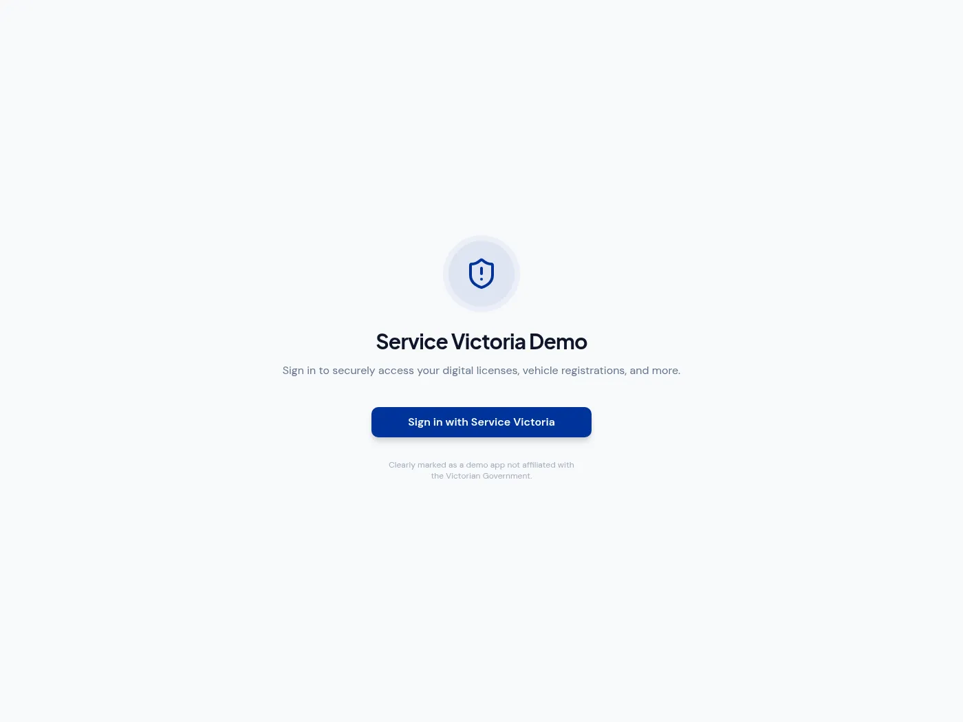 Victoria Digital Wallet Demo