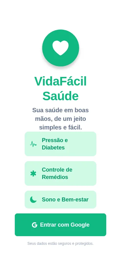 VidaFácil Saúde App