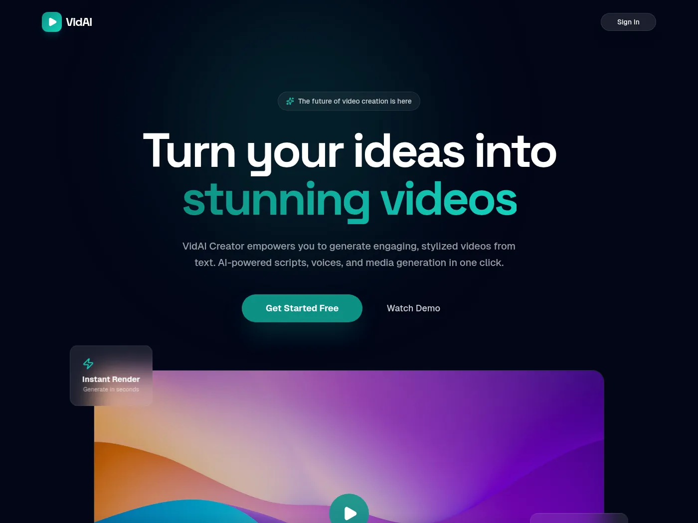 VidAI Creator