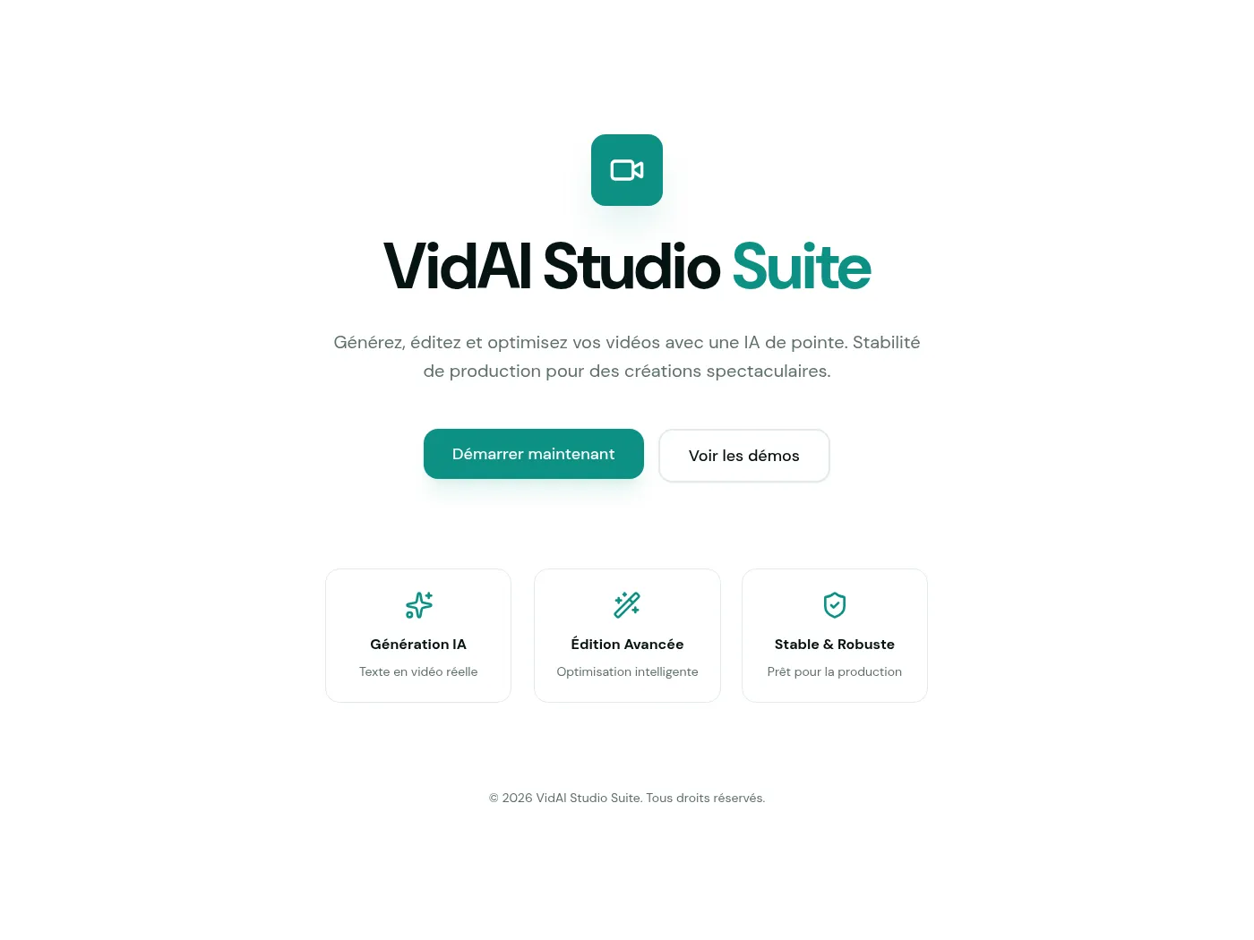 VidAI Studio Suite
