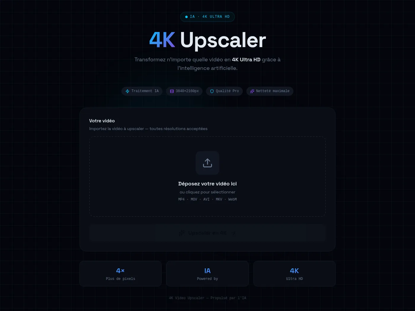 4K Video Upscaler