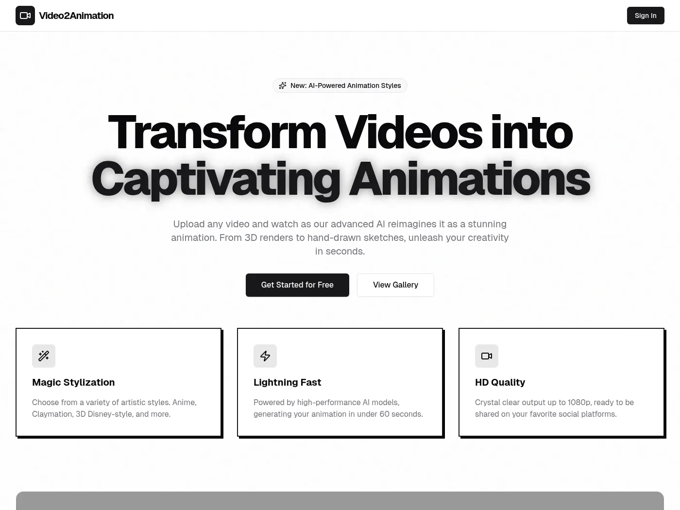 Video2Animation Studio
