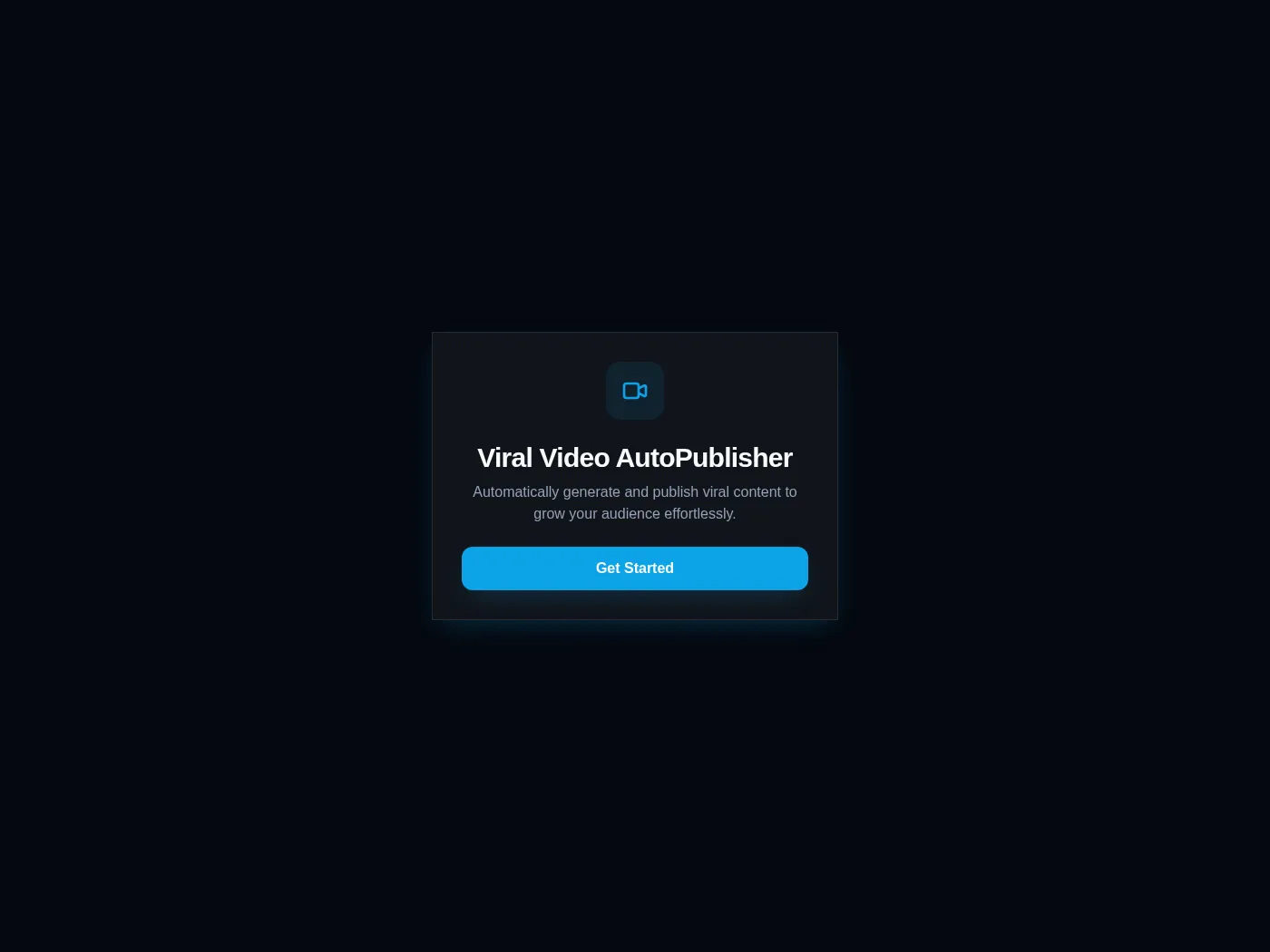 Viral Video AutoPublisher