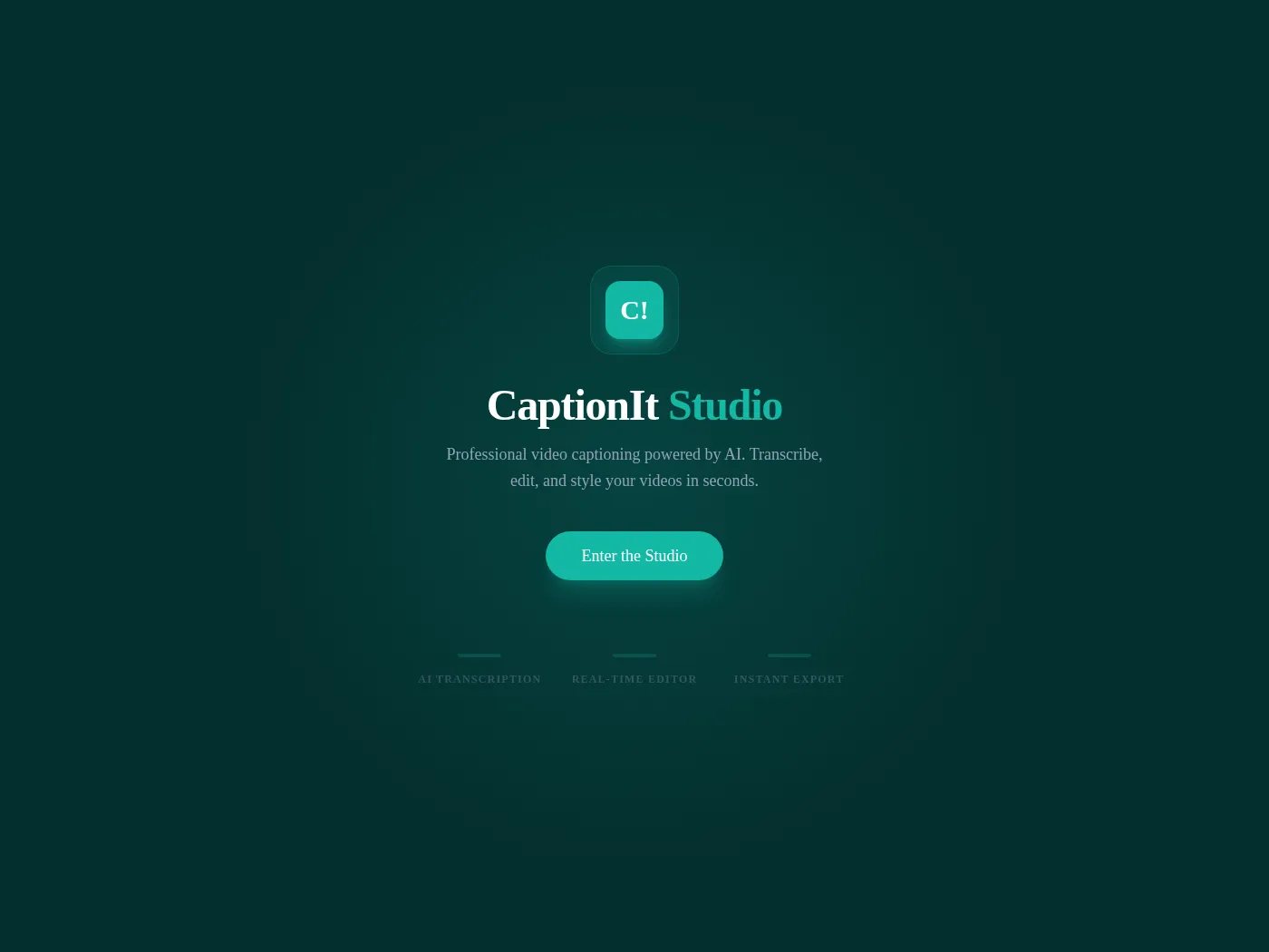 CaptionIt Video Studio