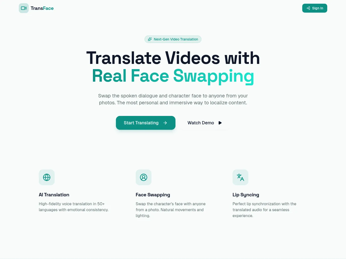 Video Character Translator