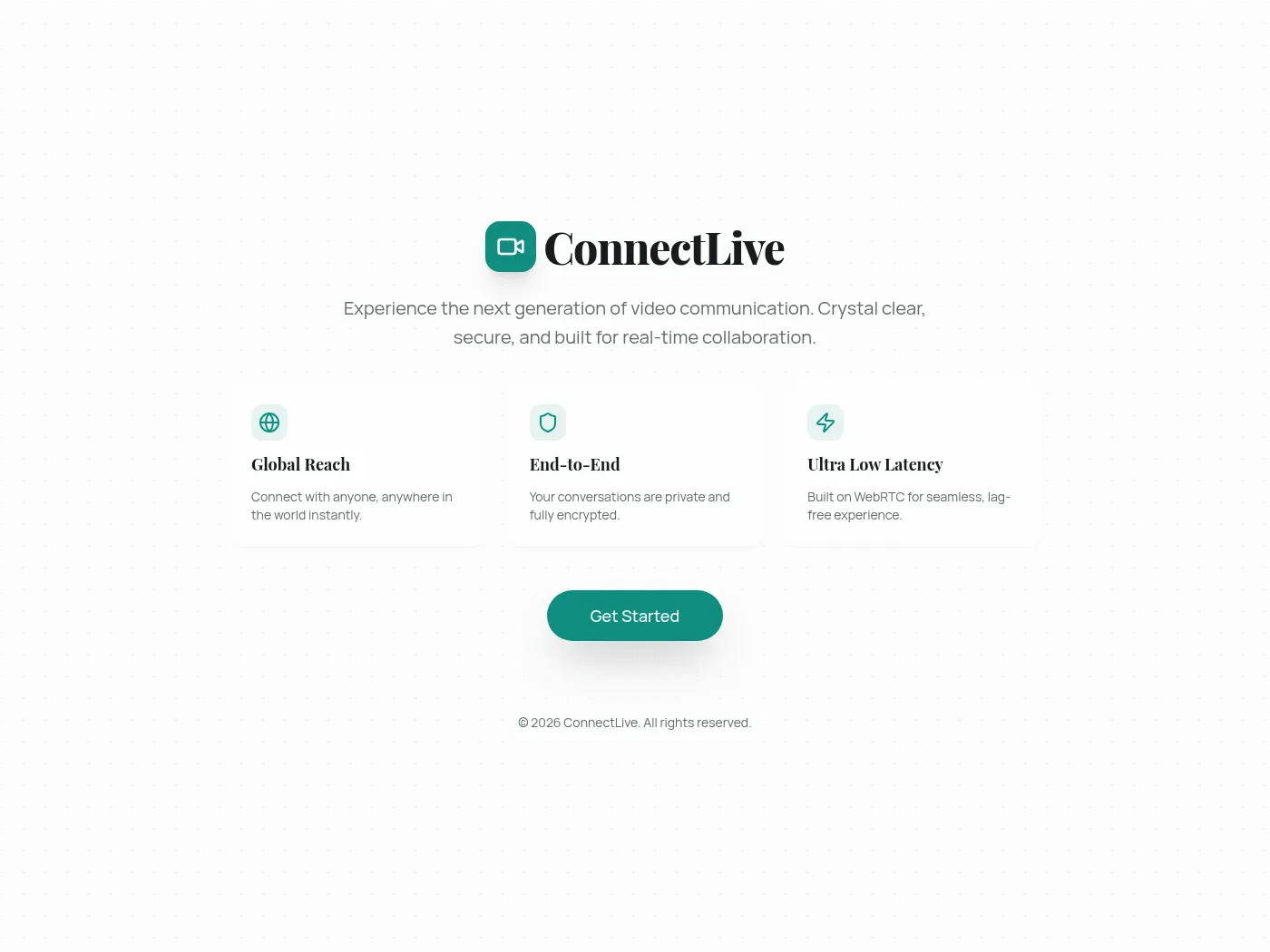 ConnectLive Video Chat