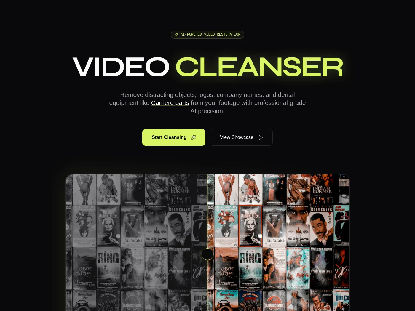 Video Cleanser