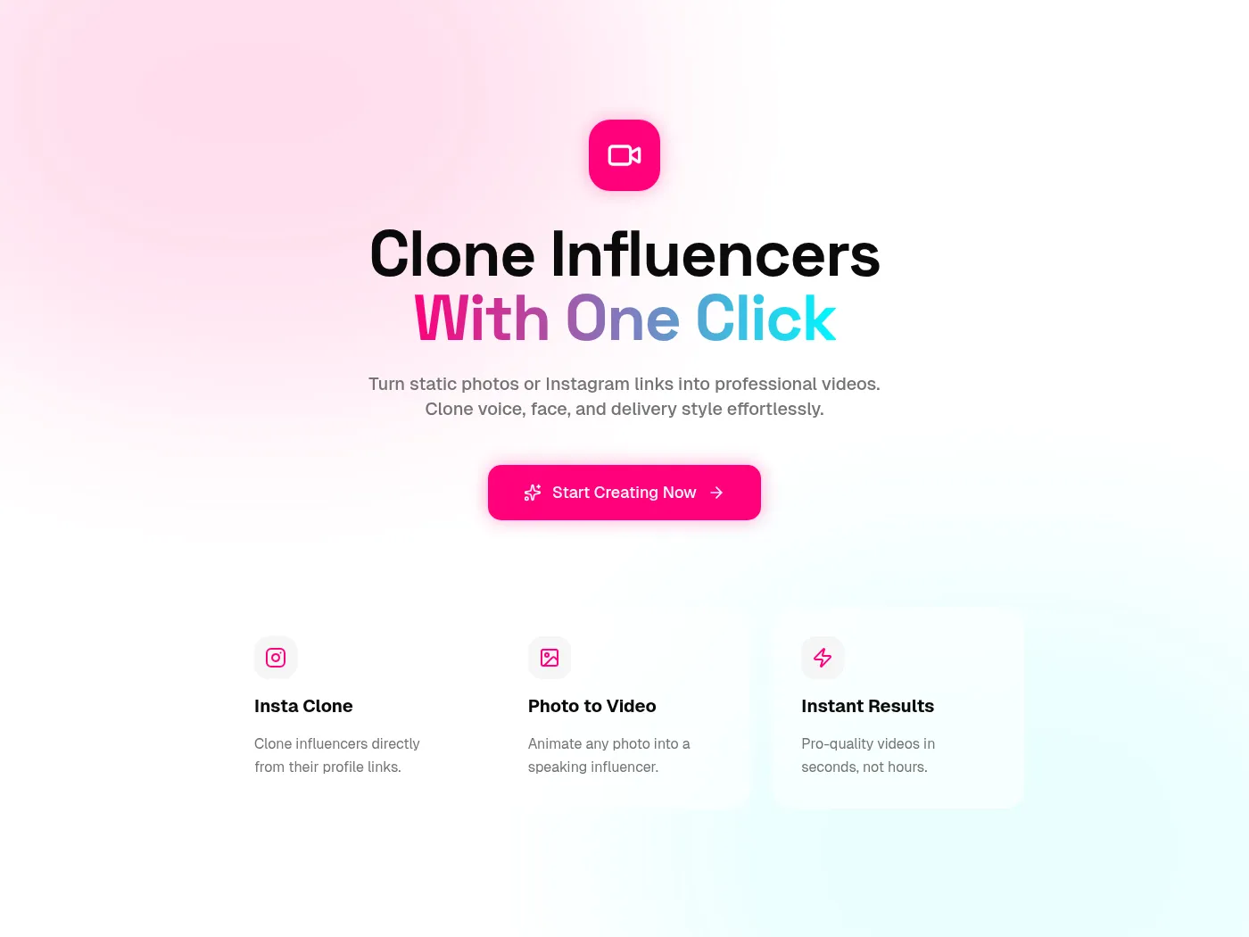 InstaClone Video Studio