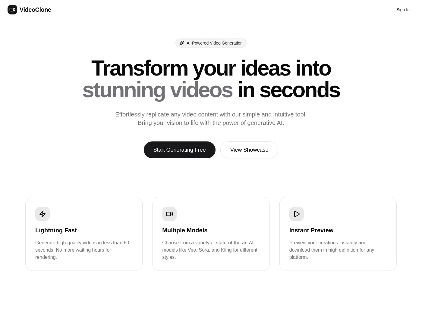 Video Clone