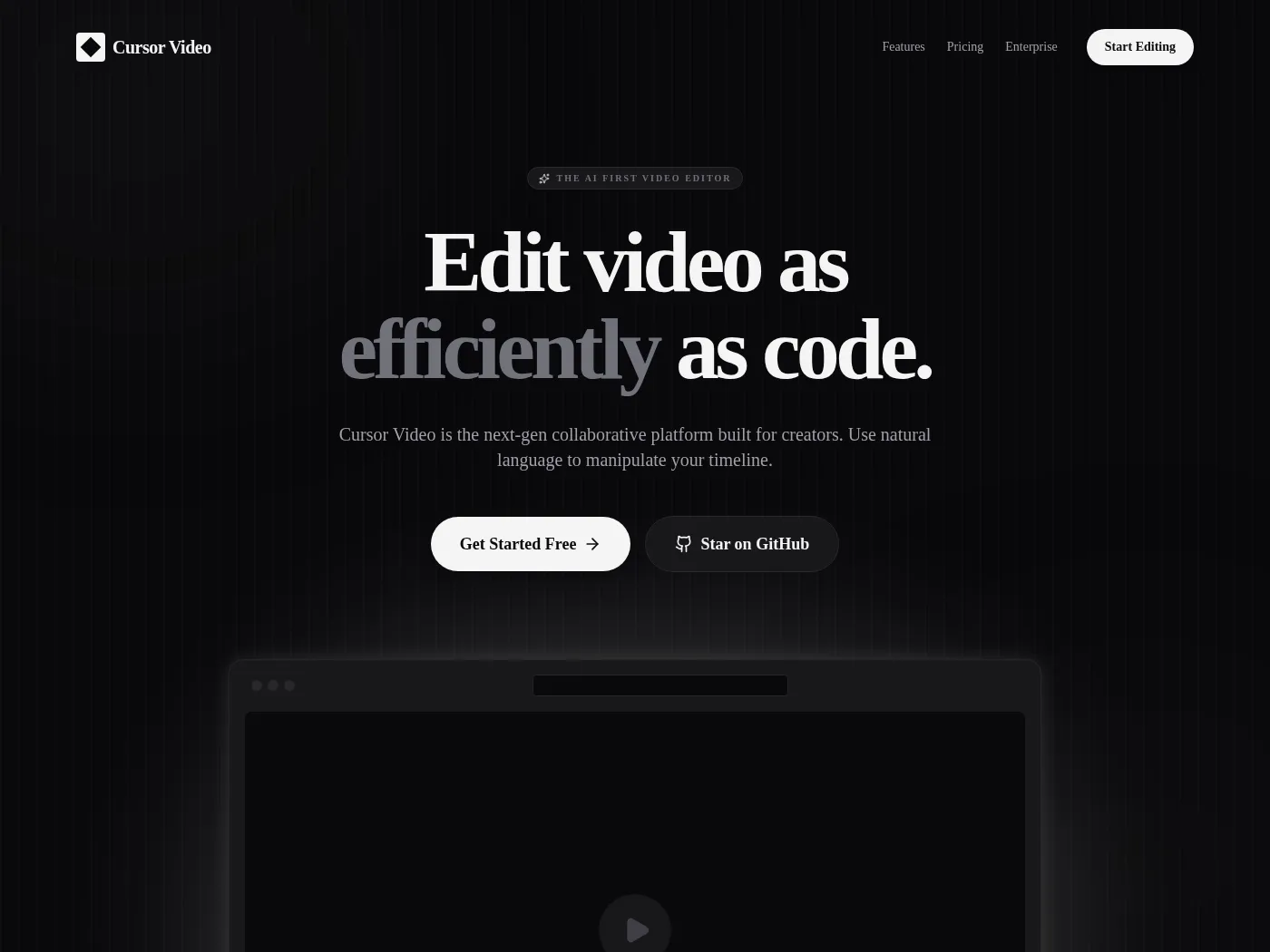 Cursor Video Editor