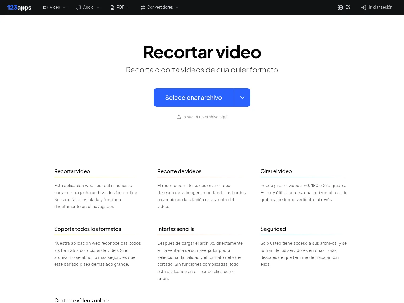 Online Video Cutter Clone