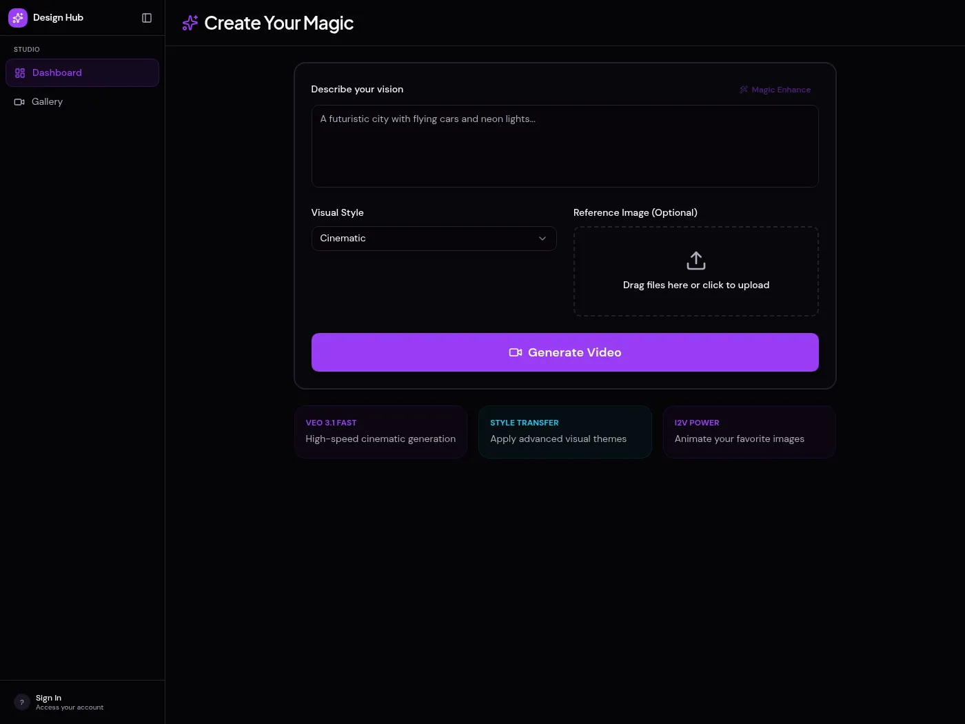 Video Design Hub