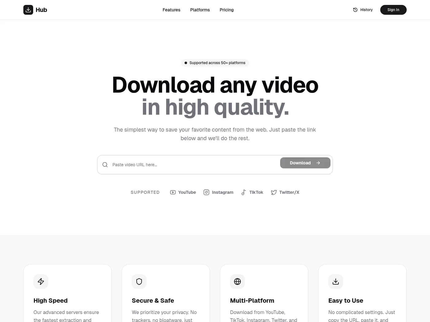 Video Downloader Hub