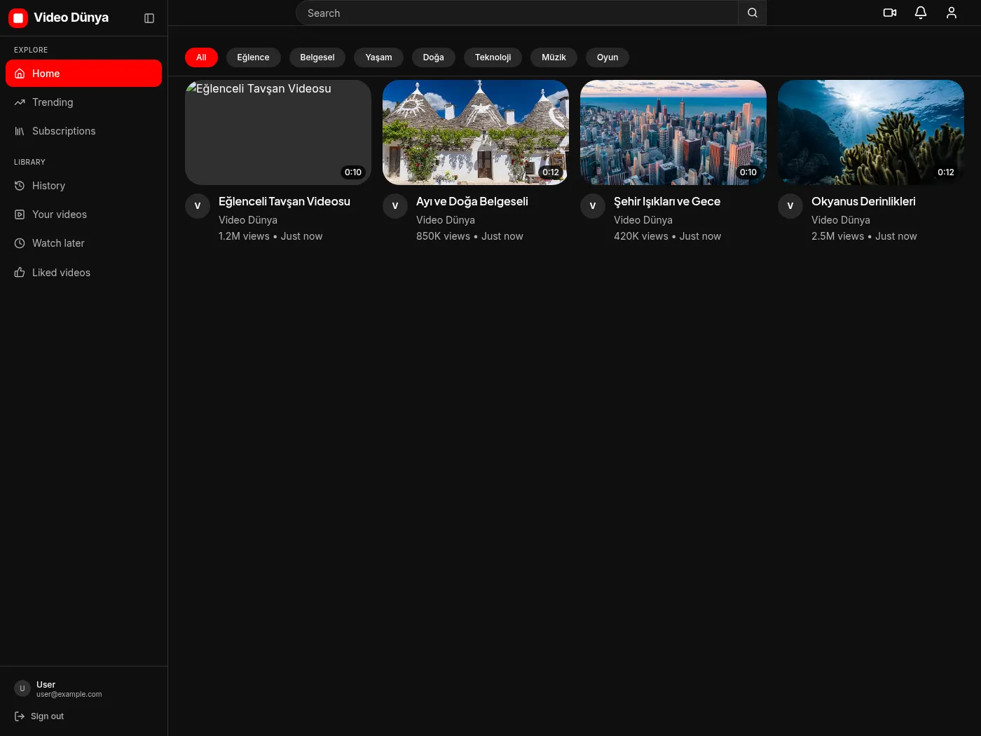 Video Dünya Klonu