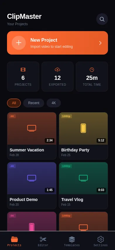 ClipMaster Video Editor
