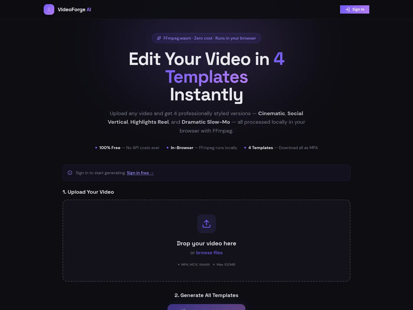 Video Template Automator
