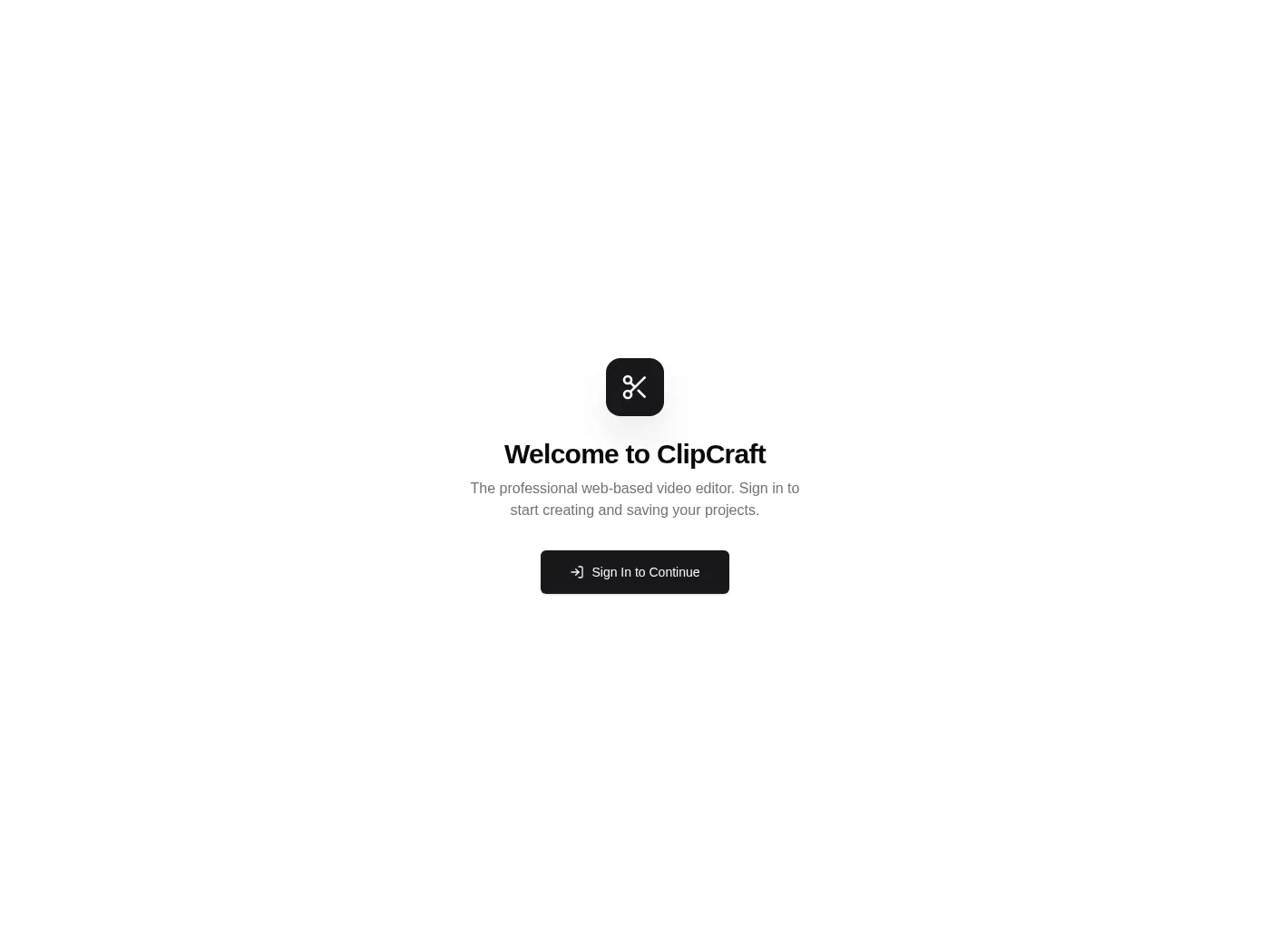 ClipCraft Video Editor