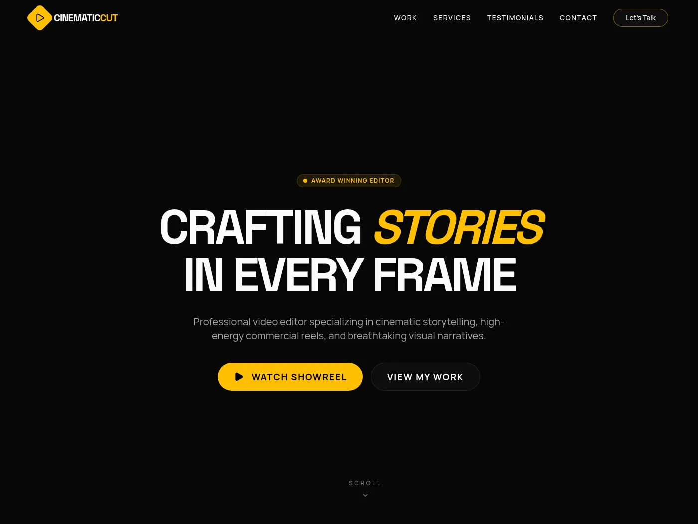 Video Editor Portfolio