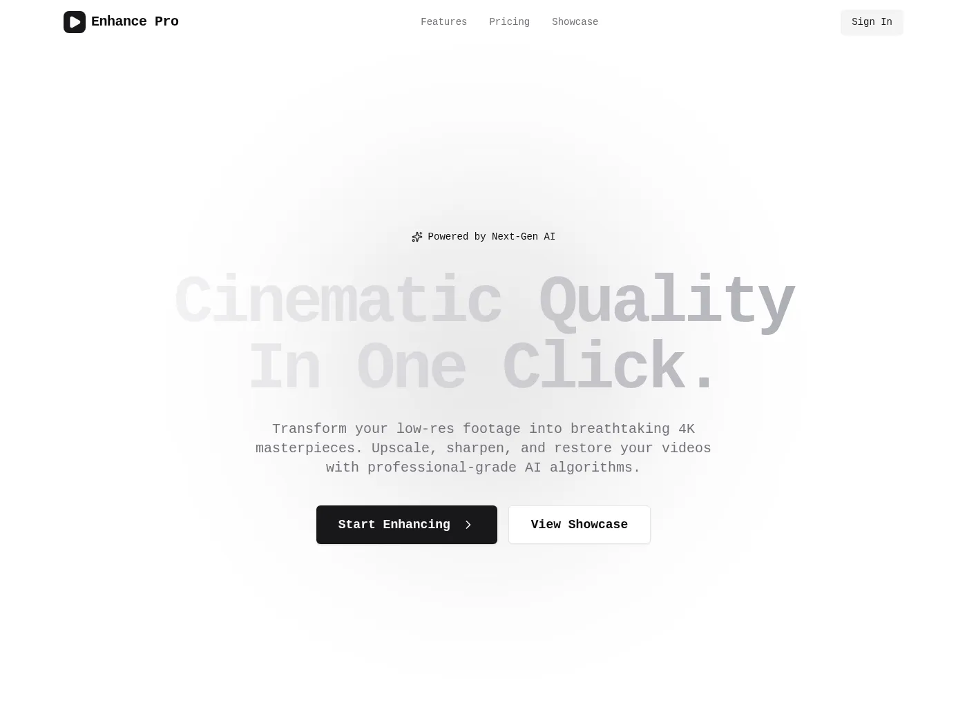 Video Enhancer Pro