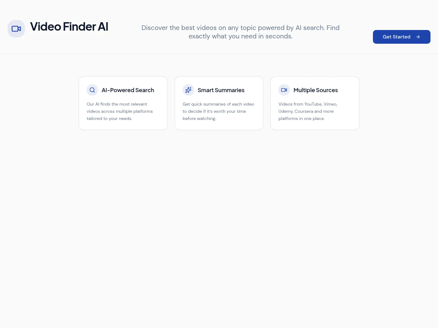 Video Finder AI