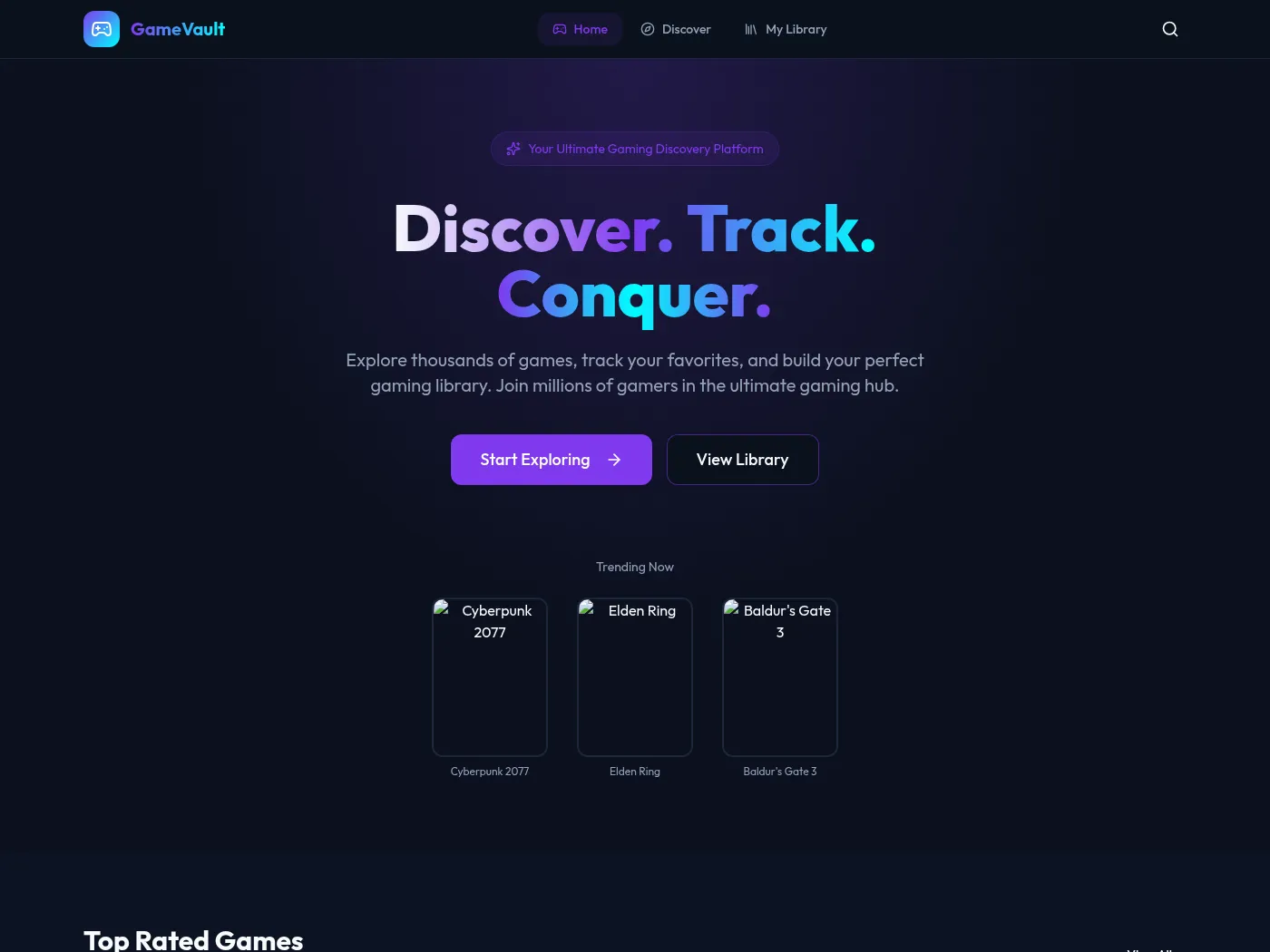 Video Game Hub