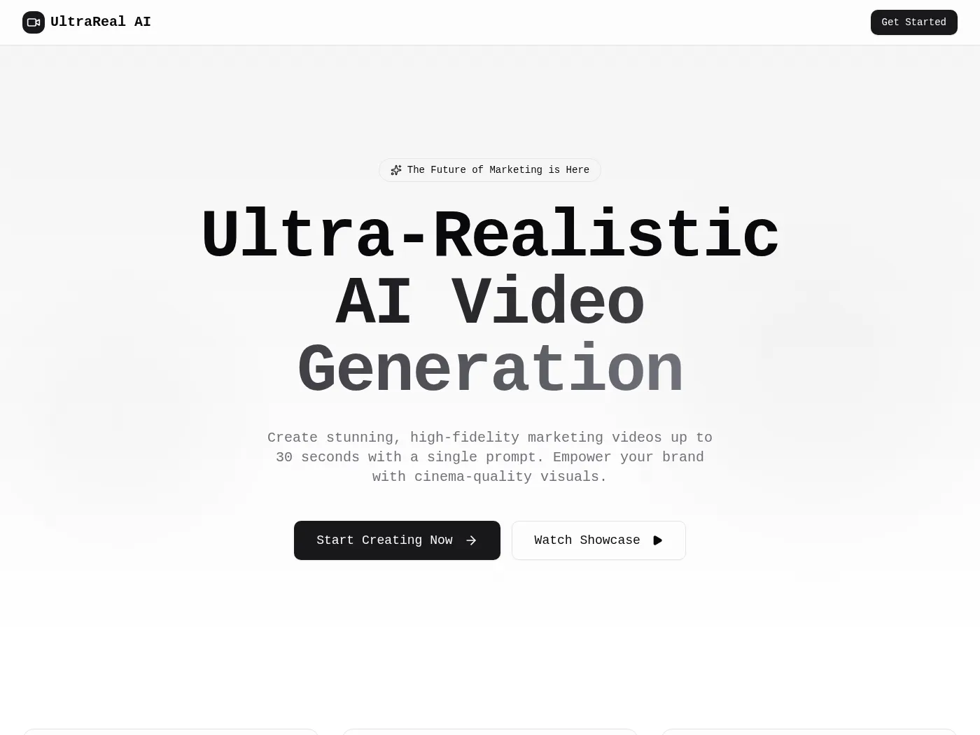 UltraReal VideoGen AI