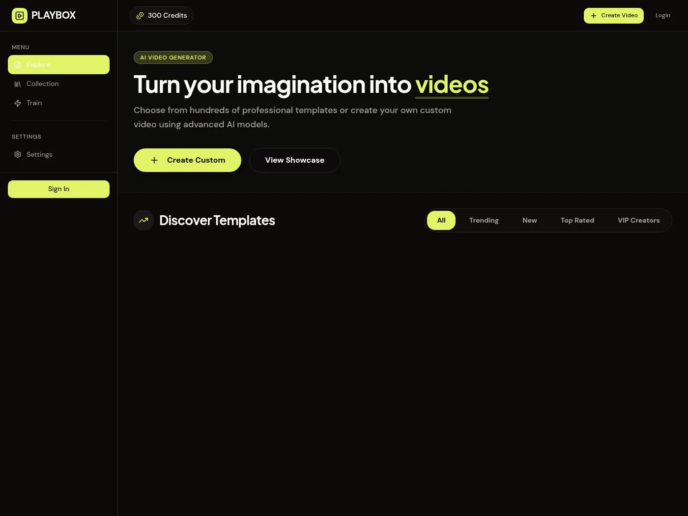 PlayBox Video Generator
