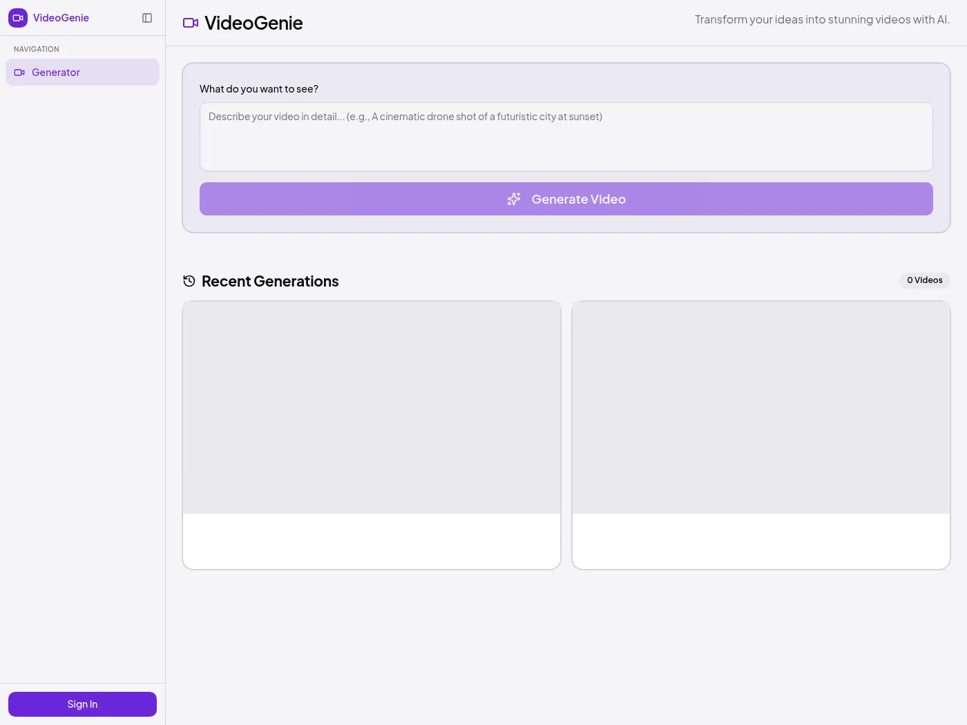 VideoGenie