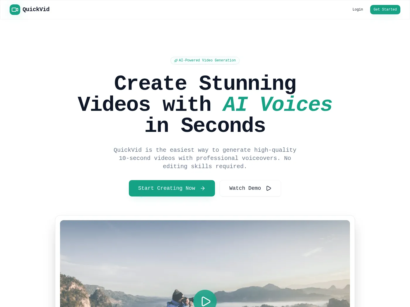 QuickVid Creator