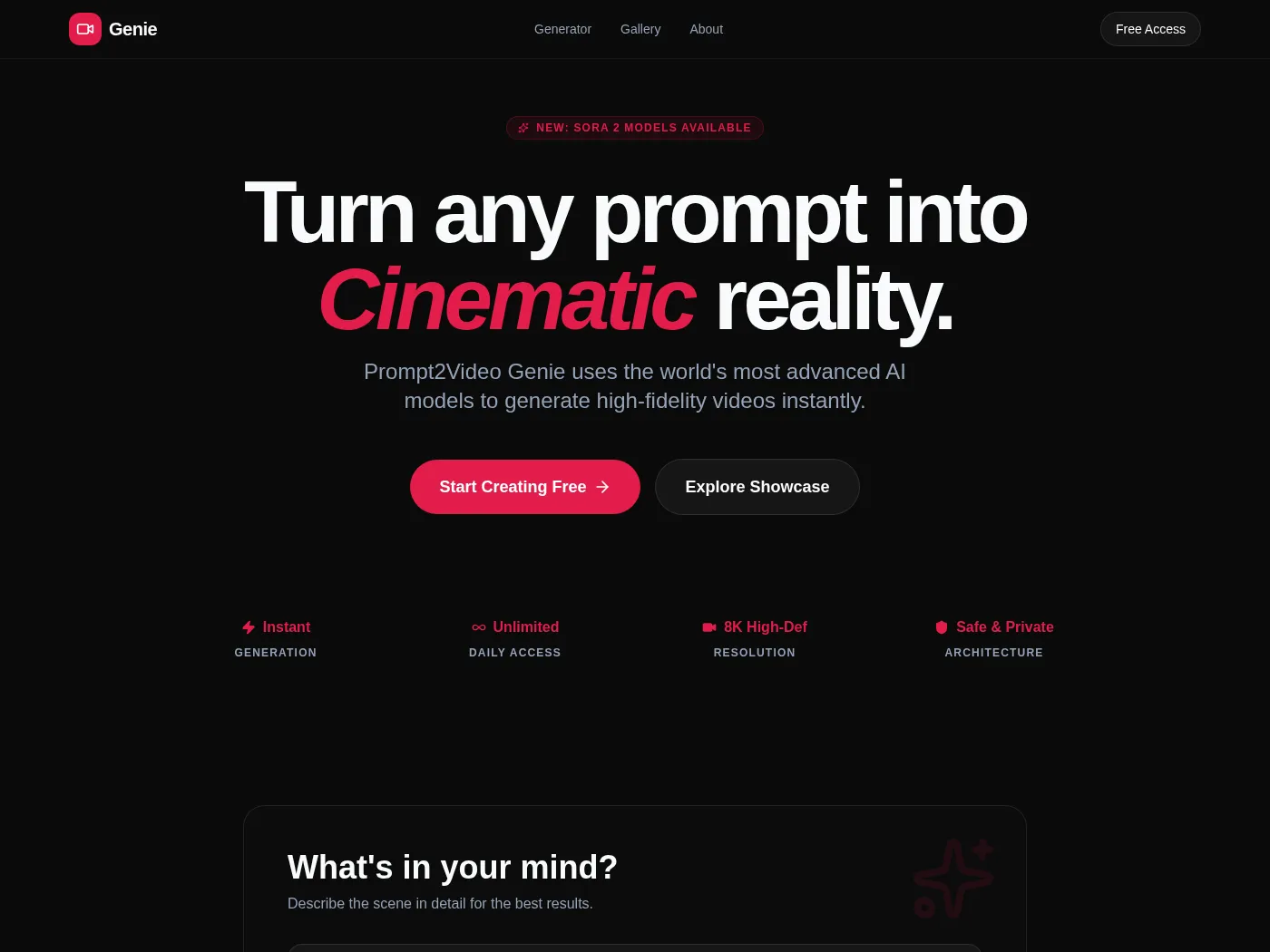Prompt2Video Genie