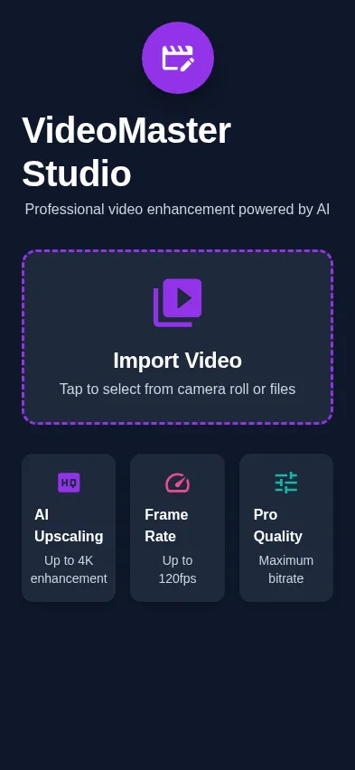 VideoMaster iOS Studio