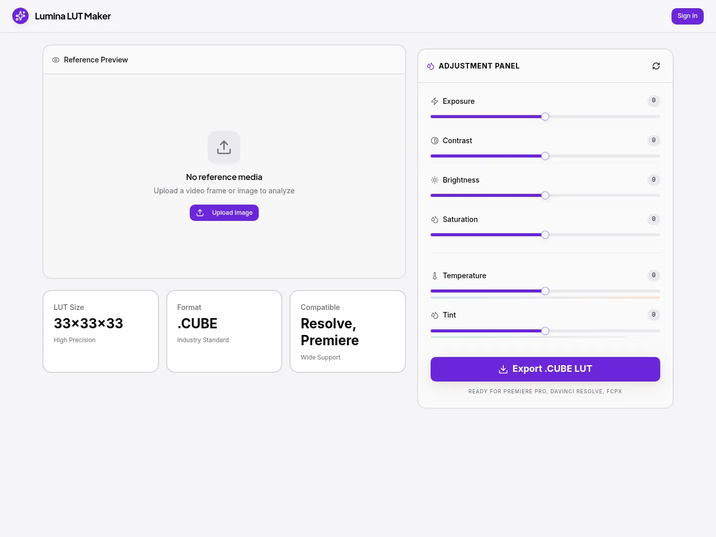 Video LUT Maker