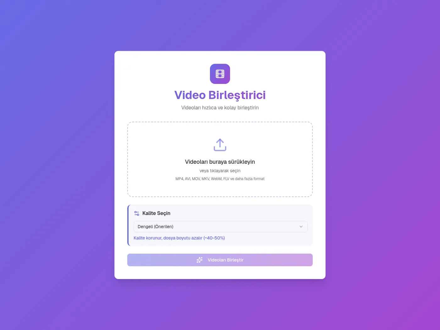 Video Merge Hub