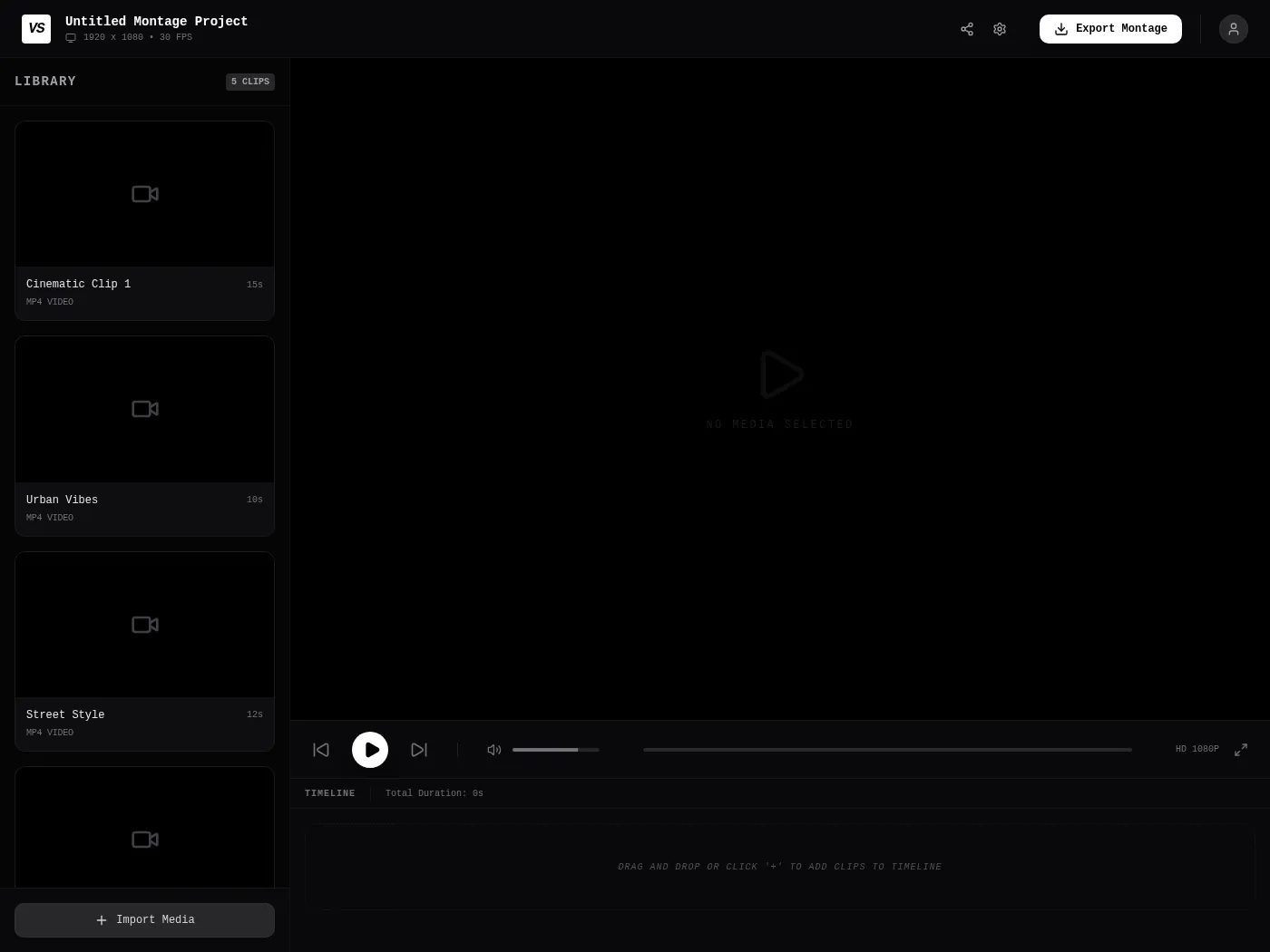 Pro Video Montage Studio