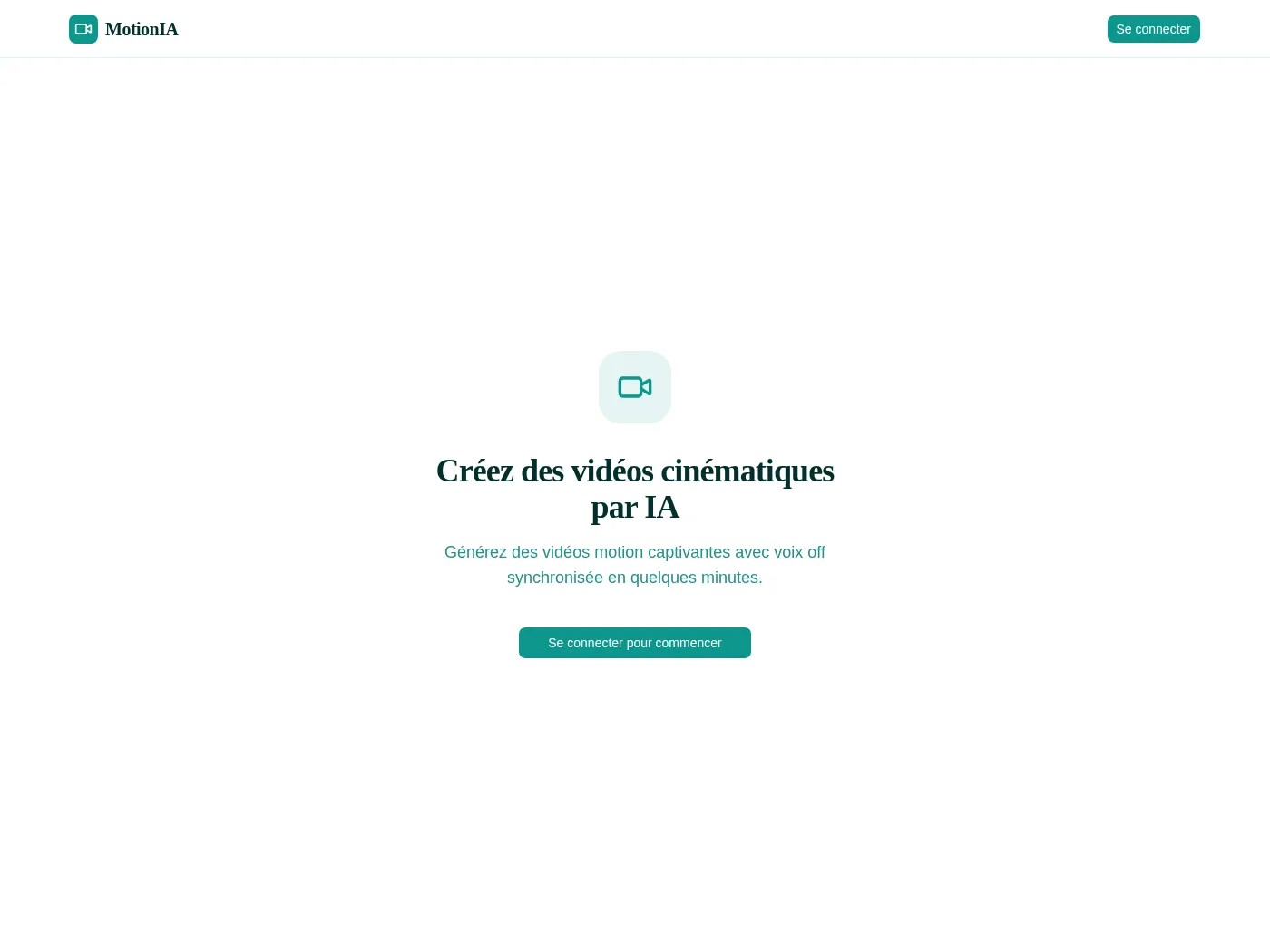 Vidéo Motion Générateur
