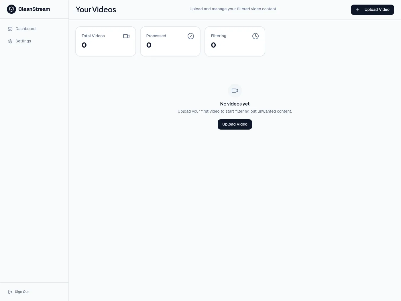 CleanStream Video Filter