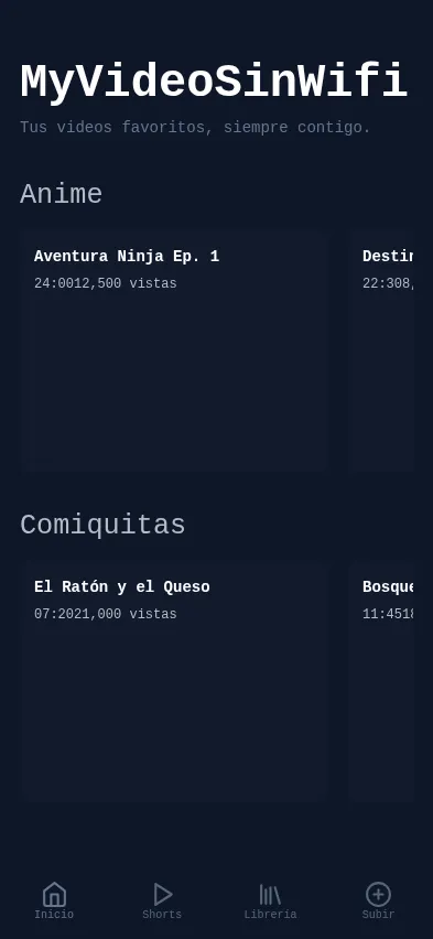 MyVideoSinWifi