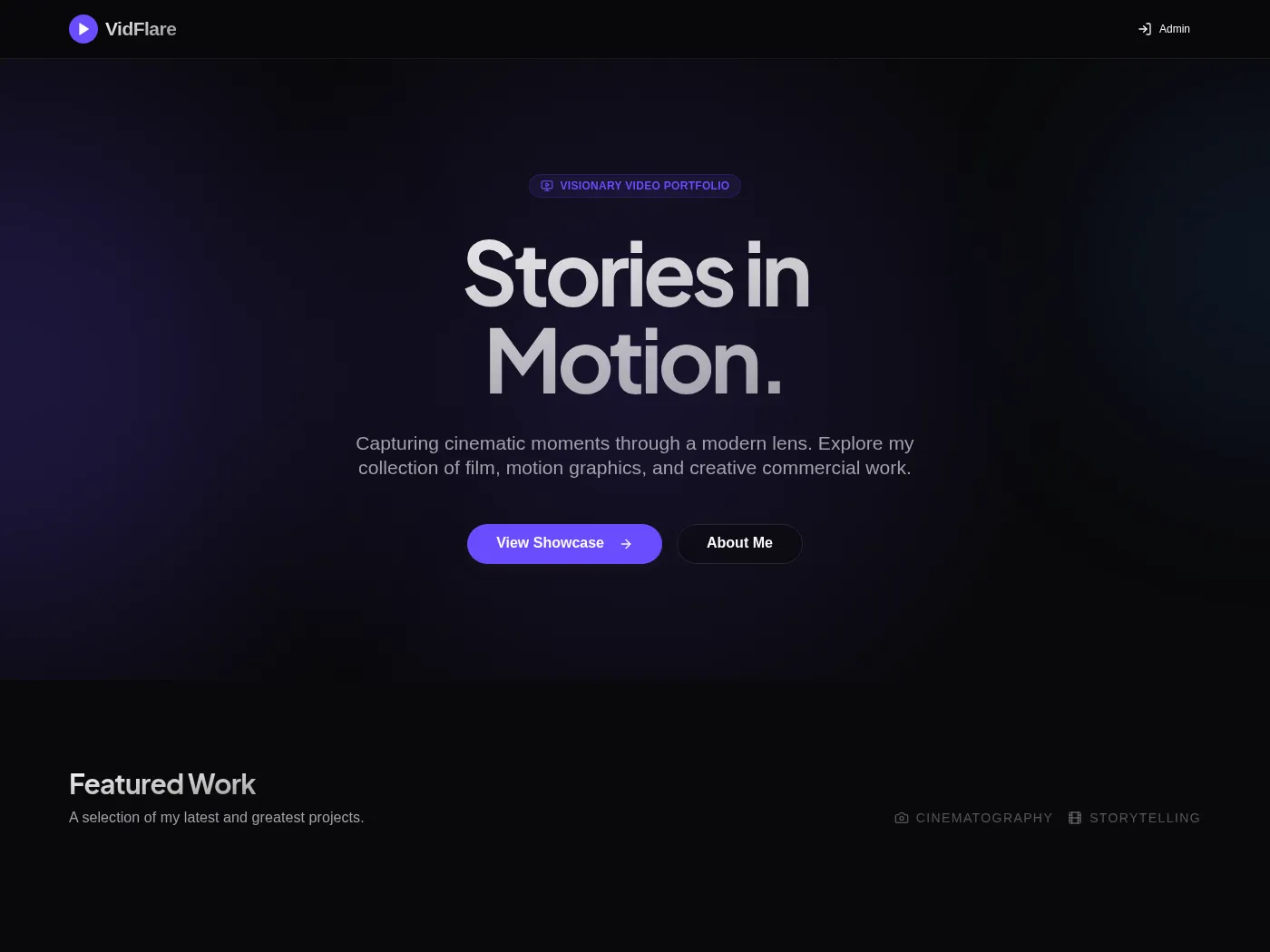 VidFlare Portfolio